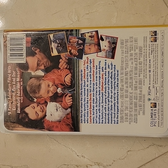 Columbia Pictures | Media | Columbia Pictures Stuart Little Vhs Tape ...